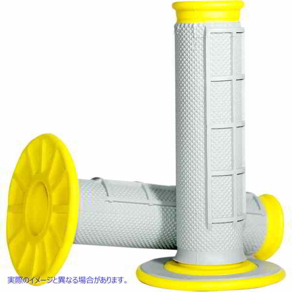 レンサル G192 06301638 0630-1638 グリップ - デュアルコンパウンド - イエロー GRIP MX D/C 1/2 WAFF YEL Offroad Dual-Compound Grips Grips - Dual-...