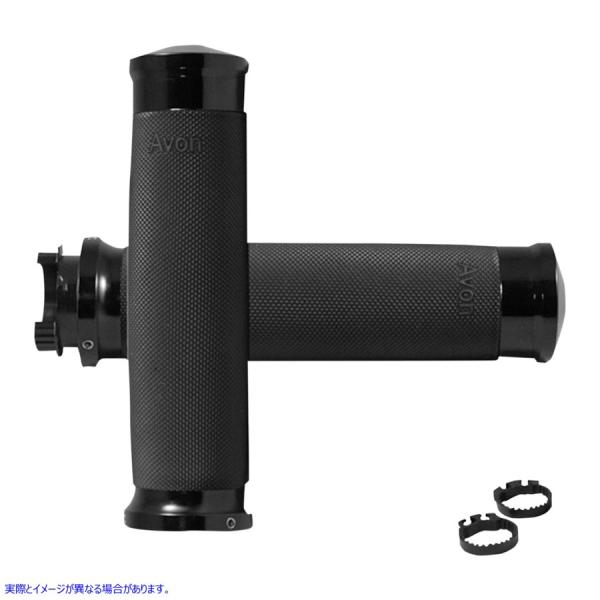 エイボングリップ MT-CC-86-ANO 06301708 0630-1708 ツーリング用ブラックカスタムコンターグリップ GRIP CUST CONTOUR ANO TOU Custom Contour Grips Black Cus...
