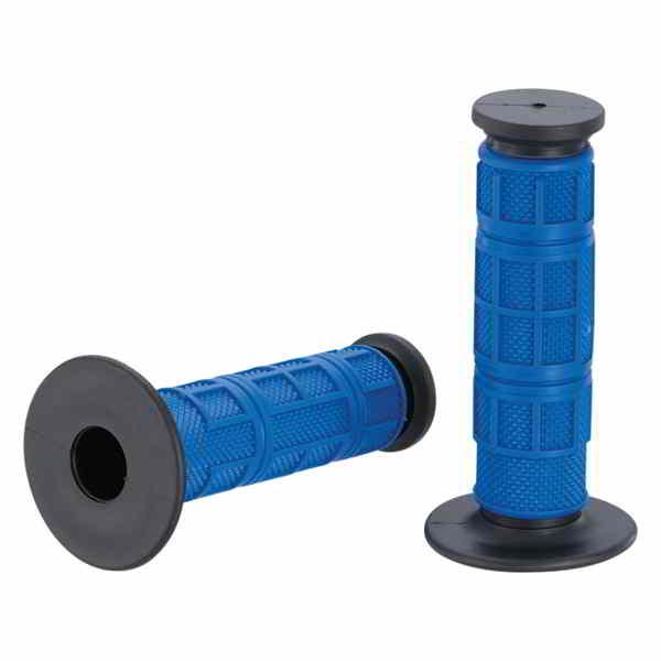 ムース・オフロード MG-11-UBM  ドラッグスペシャリティーズ 0630-1835 06301835 Qualifier Grips Grips - Qualifier - Full Waffle - Blue ONLY FOR TW...