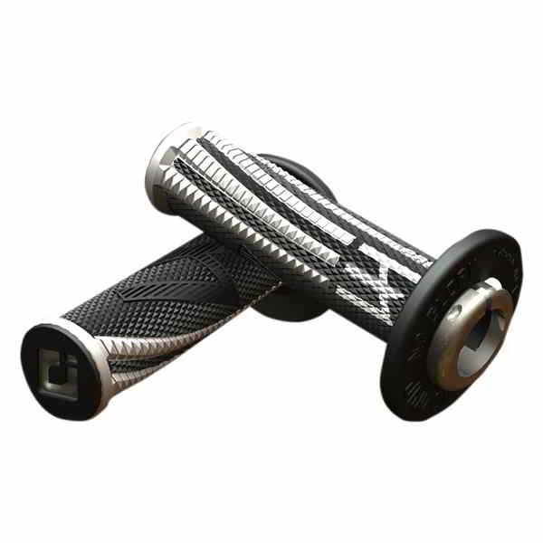 オーディーアイ H36EPHG  ドラッグスペシャリティーズ 0630-2266 06302266 Emig Pro V2 Lock-On Grips Emig Pro V2 Lock-On Grips - Gray/Graphite  ODI