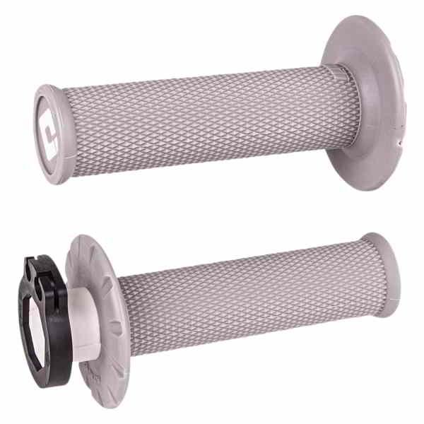 オーディーアイ H36NWG  ドラッグスペシャリティーズ 0630-2654 06302654 V2 Lock-On No-Waffle Grips V2 Lock-On No-Waffle Grips - Gray  ODI