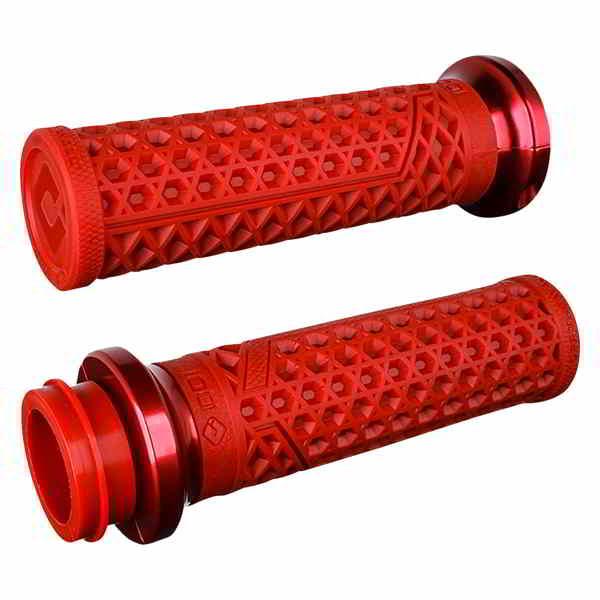 オーディーアイ V31VHTWDR-R  ドラッグスペシャリティーズ 0630-3044 06303044 Vans Harley Davidson Grips Vans Harley Davidson Grips - TBW - Red/...