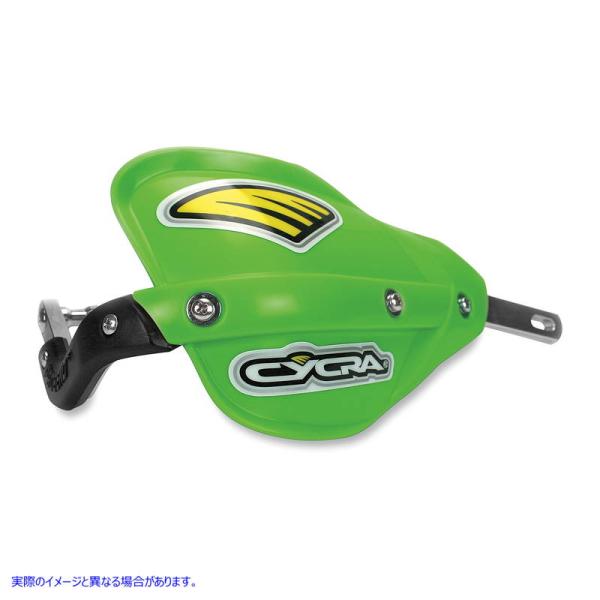 サイクラ 1CYC-7500-72  ドラッグスペシャリティーズ 0635-0759 06350759 Probend? Alloy Bar Pack Handguards - Probend? - Bar Pack - Green  CYCRA