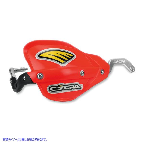 サイクラ 1CYC-7600-32  ドラッグスペシャリティーズ 0635-0776 06350776 Probend? Flexx Bar Handshields Handguards - Probend? Flexx - Red  CYCRA