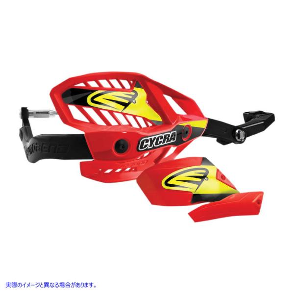 サイクラ 1CYC-7505-32HCM  ドラッグスペシャリティーズ 0635-1528 06351528 Ultra Probend HCM Handguards Handguards - HCM - 7/8" - Red  CYCRA