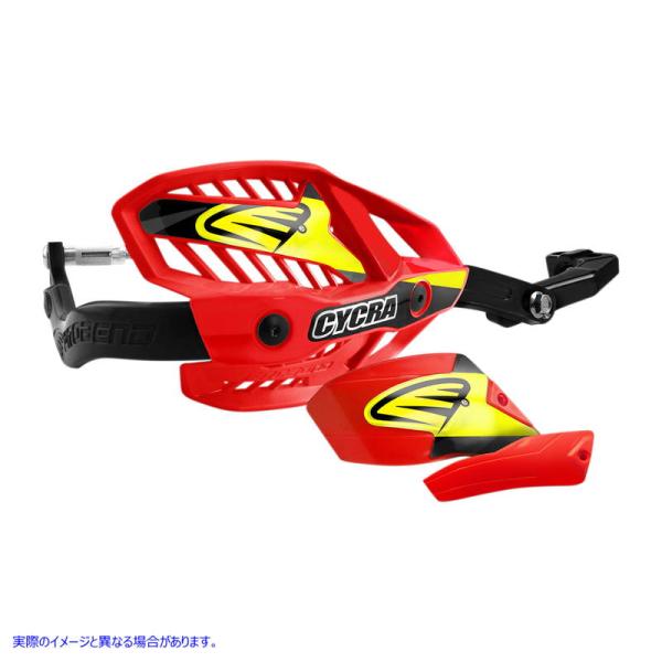 サイクラ 1CYC-7506-32HCM  ドラッグスペシャリティーズ 0635-1537 06351537 Ultra Probend HCM Handguards Handguards - HCM - 1-1/8" - Red  CYCRA