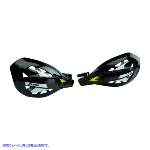 サイクラ 1CYC-0331-12  ドラッグスペシャリティーズ 0635-1547 06351547 Eclipse Handshields Handshields - Eclipse - Husqvarna - Black  CYCRA