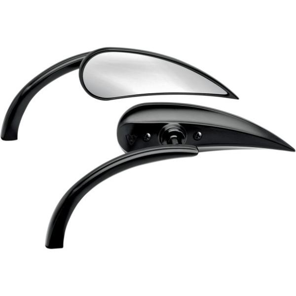 アレンネス 13-401  ドラッグスペシャリティーズ 0640-0490 06400490 Micro-Mirror Mirror - Micro - Rad 2 - Side View - Teardrop - Black - Righ...