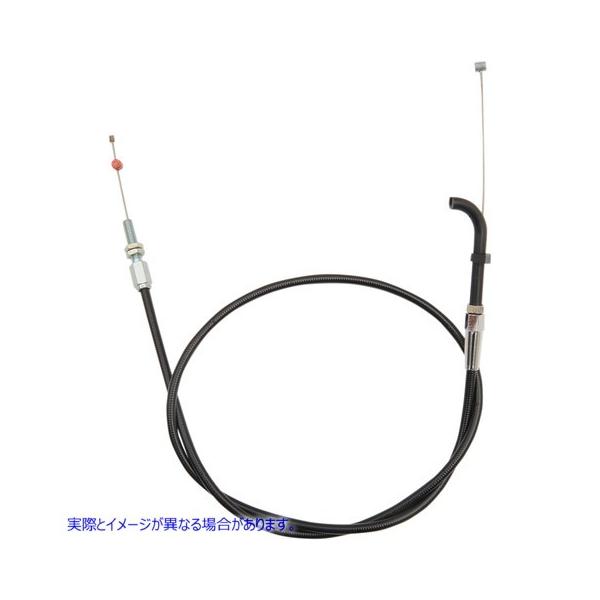 バーネット 101-85-30014-06  ドラッグスペシャリティーズ 0650-1549 06501549 STAINLESS STEEL CABLES CABLE THROTTLE VIC BLK+06  BARNETT