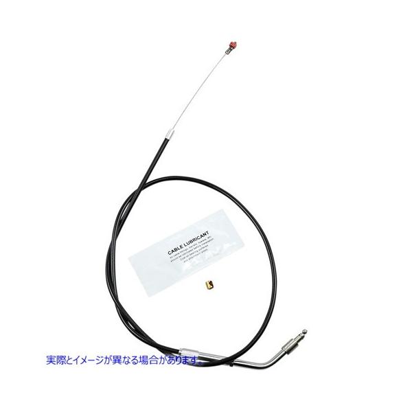 バーネット 1013040022  ドラッグスペシャリティーズ 0651-0491 06510491 BLACK VINYL THROTTLE AND IDLE CABLES CABLE IDLE 56435-00  BARNETT