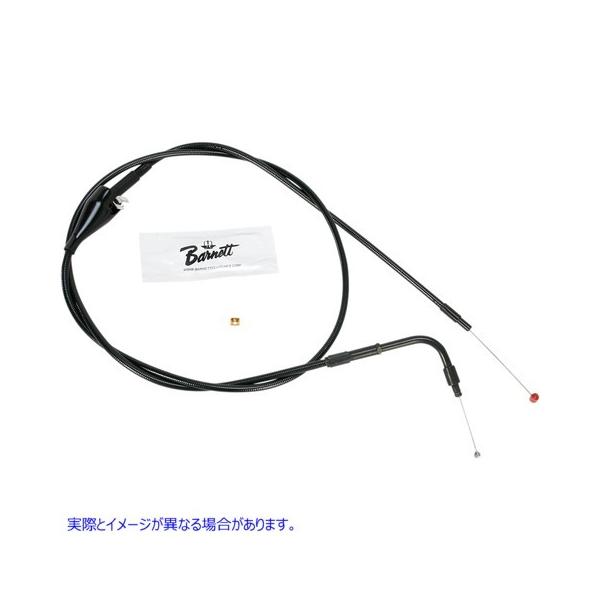バーネット 131304100406  ドラッグスペシャリティーズ 0651-0608 06510608 STEALTH SERIES THROTTLE AND IDLE CABLES CABLE IDLE 56358-96+6  BARNETT