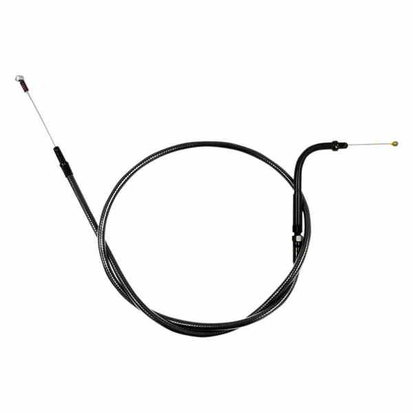 LA チョッパーズ LA-8005ID08M  ドラッグスペシャリティーズ 0651-0777 06510777 Midnight Braided Handlebar Idle Cable Idle Cable - Mini - Midni...