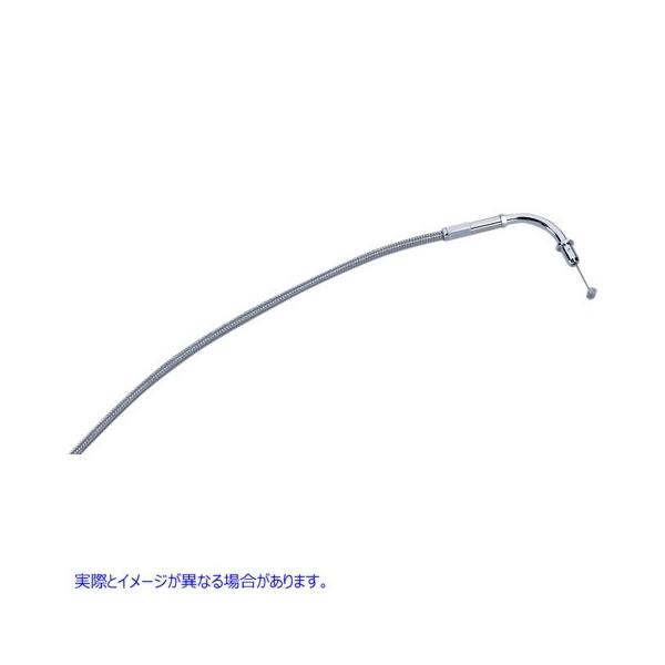 バーネット 102-85-40003  ドラッグスペシャリティーズ 0651-0814 06510814 STAINLESS STEEL CABLES CABLE IDLE VIC S/S ACTUALLY THROTTLE PUSH BA...