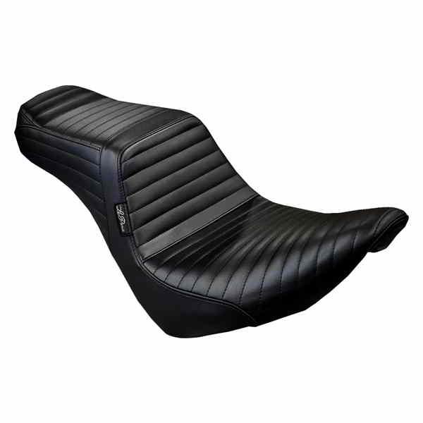 ラペラ LYR-580PT  ドラッグスペシャリティーズ 0802-1455 08021455 Tailwhip Seat Tailwhip Seat - Pleated - Black - FXLR/FLSB '18-'23  LE PERA