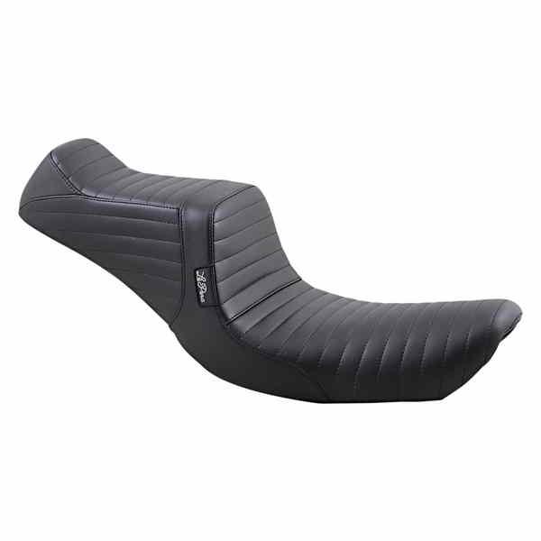 ラペラ LN-581PT  ドラッグスペシャリティーズ 0803-0688 08030688 Tailwhip Seat Tailwhip Seat - Pleated - Black - FXD '96-'03  LE PERA