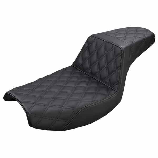 サドルマン 882-09-175  ドラッグスペシャリティーズ 0805-0132 08050132 Step-Up Seat ― Full Lattice Stitch Step-Up Seat - Full Lattice Stitch...