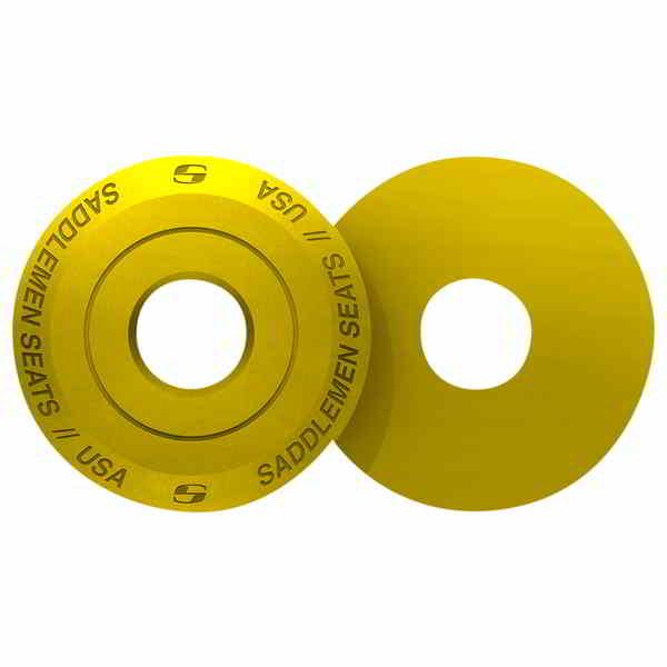 サドルマン 14707YW  ドラッグスペシャリティーズ 0820-0129 08200129 Fender Seat Washer Fender Seat Washer - Yellow  SADDLEMEN