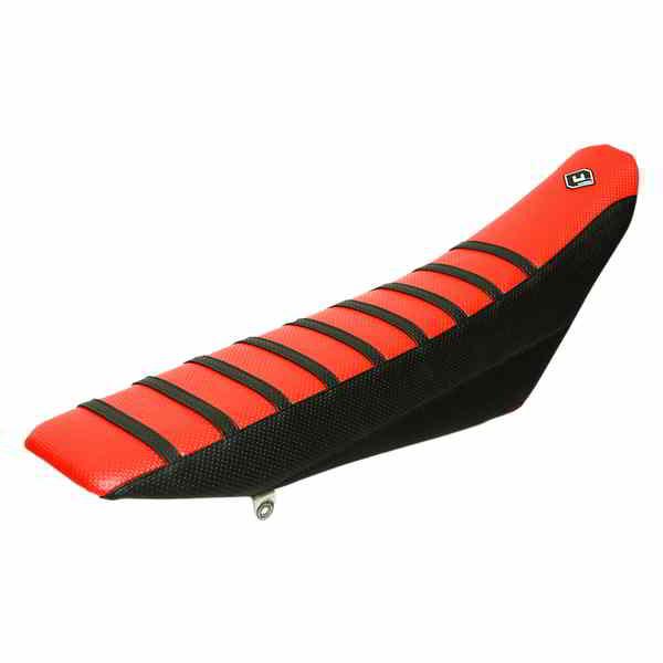 フルー・デザイン 35502  ドラッグスペシャリティーズ 0821-1828 08211828 Pro Rib Seat Cover Pro Rib Seat Cover - Red/Black - YZ '06-'09  FLU DES...