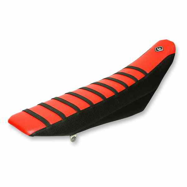 フルー・デザイン 45500  ドラッグスペシャリティーズ 0821-1834 08211834 Pro Rib Seat Cover Pro Rib Seat Cover - Red/Black  FLU DESIGNS INC.