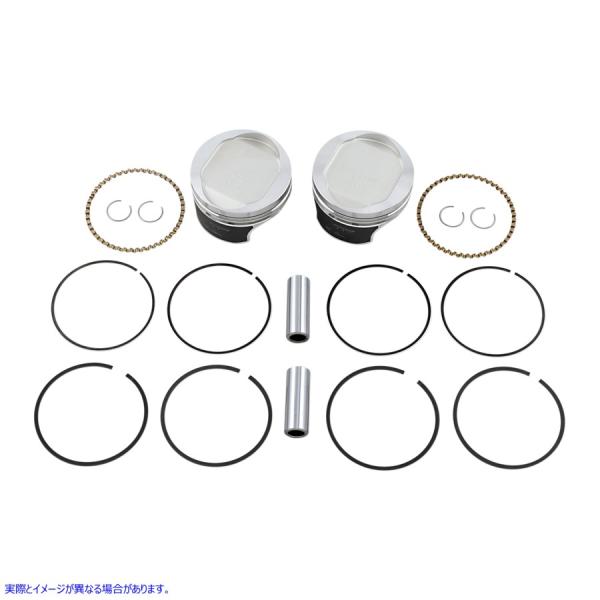 ワイセコ K0213PS  ドラッグスペシャリティーズ 0903-1572 09031572 Tracker Series Piston Piston Kit  WISECO