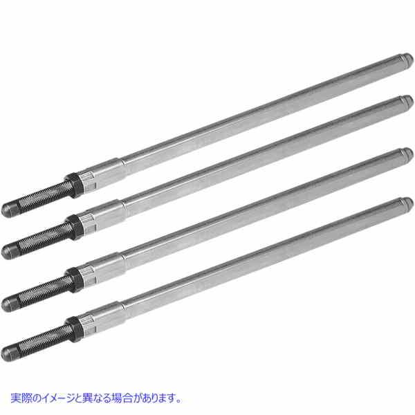 エスアンドエス サイクル 930-0052  ドラッグスペシャリティーズ 0928-0050 09280050 "Time Saver" Chromoly Adjustable Pushrods Time Saver Pushrods  S...