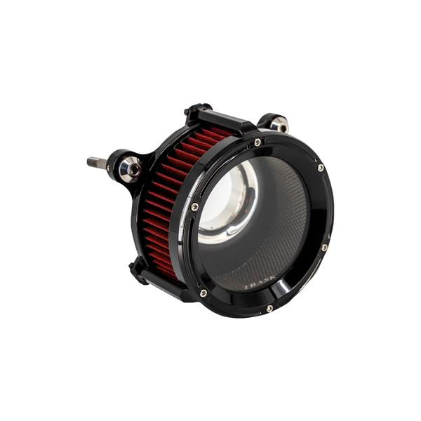 トラスク TM-1023GBK 10102521 1010-2521 アサルトチャージ ハイフローエアクリーナー - グロスブラック AIRCLEANER ASULT M8 BK Assault Charge High-Flow Air C...