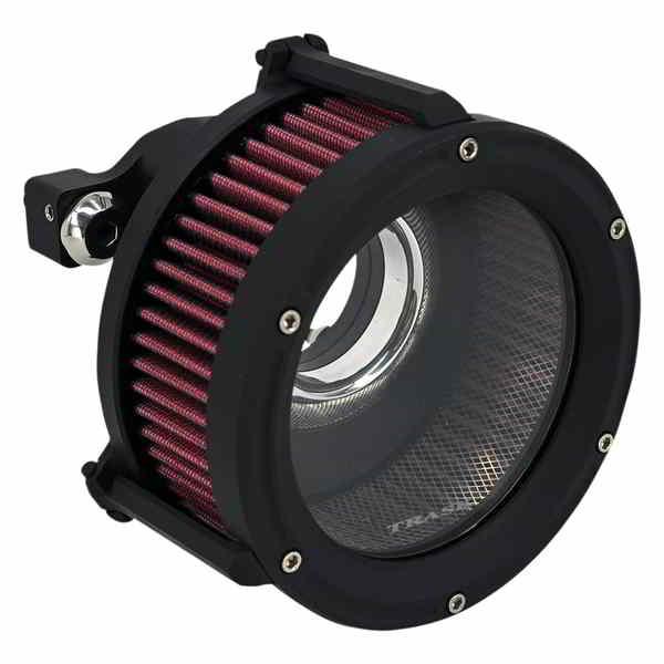 トラスク TM-1022-BK 10102629 1010-2629 アサルトチャージ ハイフローエアクリーナー - フラットブラック AIR CLNER ASLT BL 91-20XL Assault Charge High-Flow A...