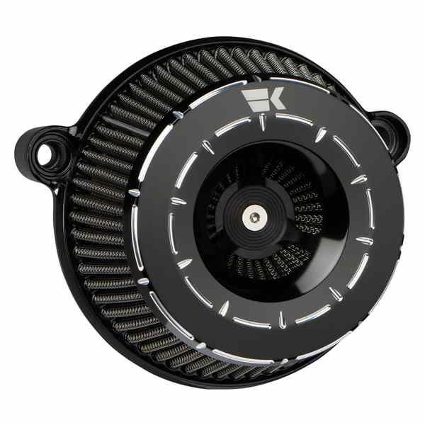 クロームワークス 250110  ドラッグスペシャリティーズ 1010-3163 10103163 Instigator Air Cleaner Instigator Air Cleaner - Tracer - Black - M8  K...