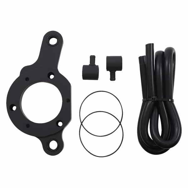 トラスク TM-1023-11-B  ドラッグスペシャリティーズ 1012-0256 10120256 External Breather Kit for Assault Charge Air Cleaner External Breath...