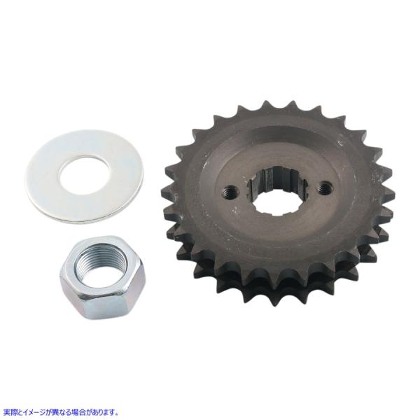 ベルトドライブ・リミテッド CDSK-25  ドラッグスペシャリティーズ 1120-0412 11200412 Solid Primary Sprocket Kit Non-Compensator Sprocket Kit 25 TOOTH...