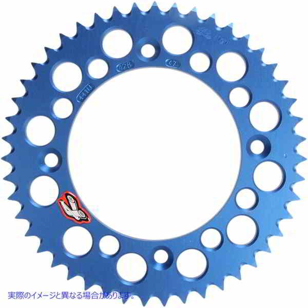 レンサル 441U-428-47GPBU 12111723 1211-1723 スプロケット - 青 - 47歯 スプロケット - 青 - 47T Rear Sprocket Sprocket - Blue - 47 Tooth