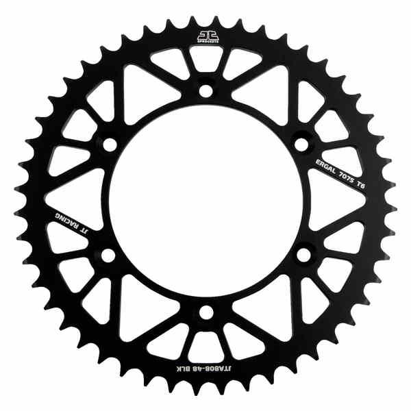 ジェイティー・スプロケット JTA808.48BLK  ドラッグスペシャリティーズ 1211-2595 12112595 RaceLite Aluminum Rear Sprocket Rear Sprocket - Suzuki - Bl...