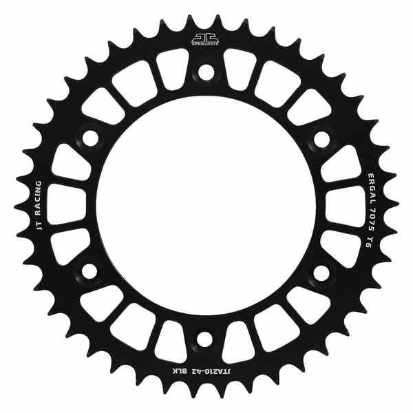 ジェイティー・スプロケット JTA210.42BLK  ドラッグスペシャリティーズ 1211-2637 12112637 Rear Sprocket Rear Sprocket - Honda - Black - 42 Tooth  JT ...