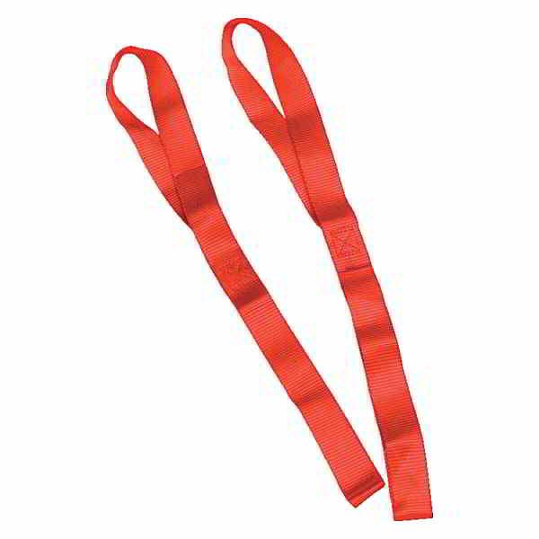パーツアンリミテッド 13-0001  ドラッグスペシャリティーズ 13-0001 130001 1" W Tie-Down Extensions Tie-Down Extensions - 1" x 1.5' - Red  PARTS U...