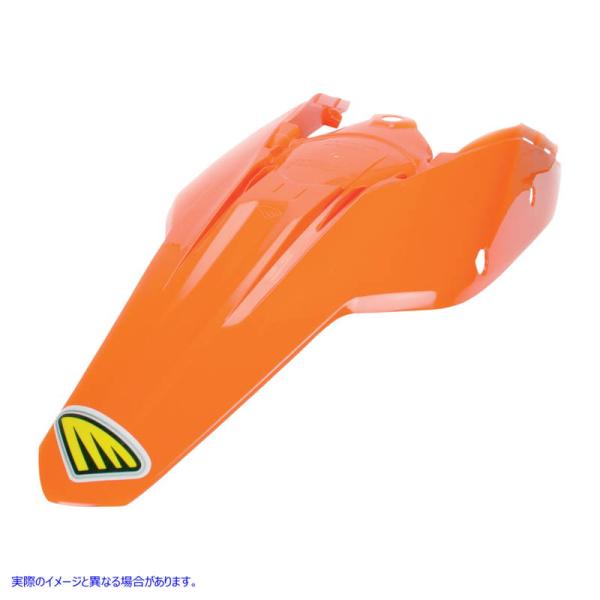 サイクラ 1CYC-1740-22  ドラッグスペシャリティーズ 1403-0374 14030374 Powerflow Rear Fender Powerflow Rear Fender - Orange - KTM  CYCRA