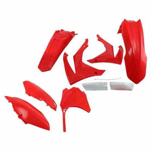ユーフォー HOKIT116070  ドラッグスペシャリティーズ 1403-2706 14032706 Full Body Replacement Plastic Kit Replacement Body Kit - Red/White  UFO