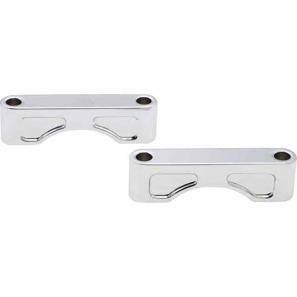 クロックワークス KWFS-01-0102-C  ドラッグスペシャリティーズ 1410-0027 14100027 Tire Hugger Front Fender Mounting Block Hugger Front Fender Mo...