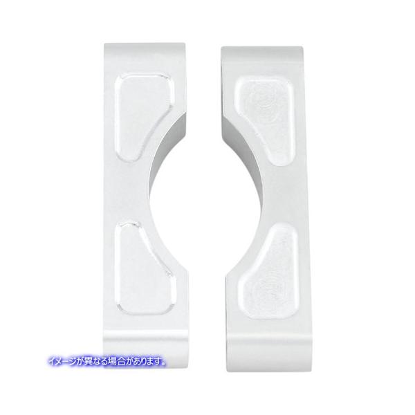 クロックワークス KWFS-01-0103  ドラッグスペシャリティーズ 1410-0030 14100030 Tire Hugger Front Fender Mounting Block Hugger Front Fender Moun...