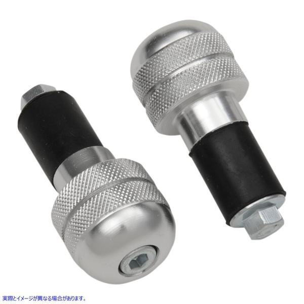 ケーアンドエス・テクノロジーズ 15-6002 156002 156002 バーエンド - 防振 - シルバー バーエンド - 防振タイプ - シルバー Anti-Vibration Handlebar End Bar End - Anti...