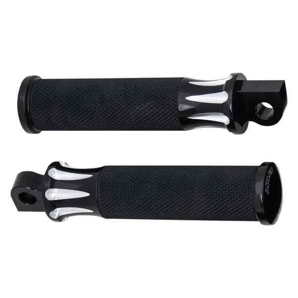 アレンネス 07-909  ドラッグスペシャリティーズ 1620-0894 16200894 Fusion Male-Mount Footpegs Footpegs - Deep Cut - Black  ARLEN NESS