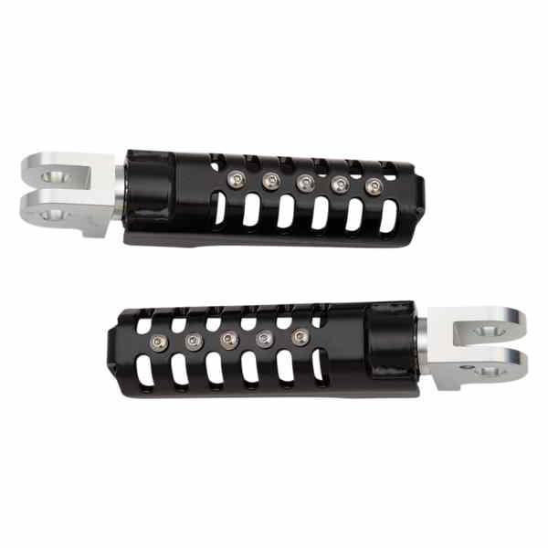 バーリーブランド B13-1014B  ドラッグスペシャリティーズ 1620-1936 16201936 Razorback Footpegs Razorback Passenger Footpegs - Black  BURLY BRAND