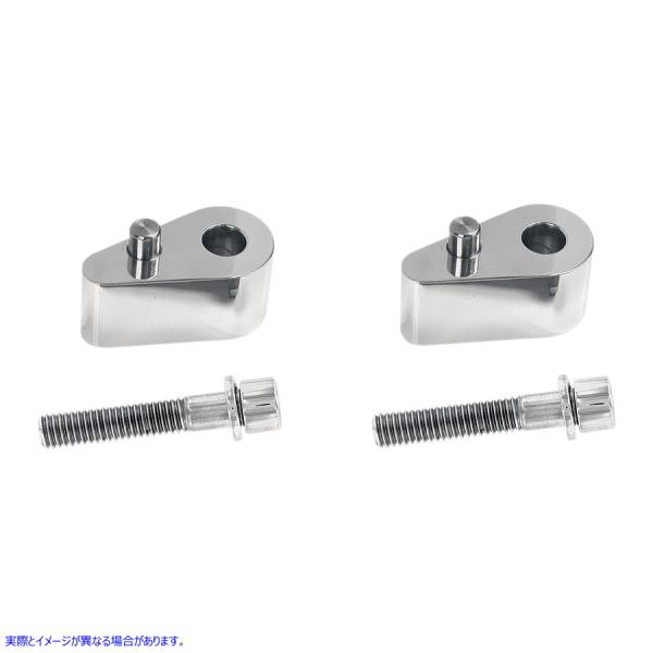 ピンゲル 62130  ドラッグスペシャリティーズ 1621-0069 16210069 Passenger Floorboard Extenders Floorboards Extenders - Polished  PINGEL