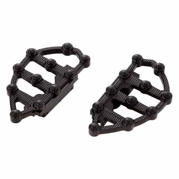 アレンネス 06-896  ドラッグスペシャリティーズ 1621-0947 16210947 MX Billet Floorboards MX Passenger Floorboards - Black  ARLEN NESS