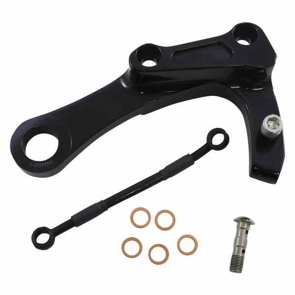 アレンネス 300-020  ドラッグスペシャリティーズ 1701-0719 17010719 Caliper Bracket Rear Bracket Caliper - Softail  ARLEN NESS