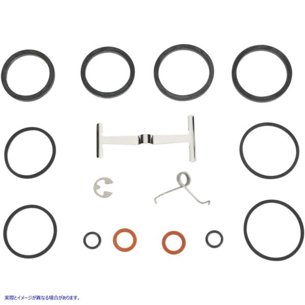 ホグホルターズ HHI-501-002  ドラッグスペシャリティーズ 1702-0001 17020001 4- AND 6-PISTON BRAKE CALIPERS 4 PISTON REBUILD KIT  HAWG HALTERS