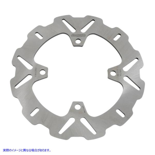ブレーキング KW40RID  ドラッグスペシャリティーズ 1710-0407 17100407 Non-Directional STX Brake Rotor Brake Rotor - Rear - KW40RID  BRAKING