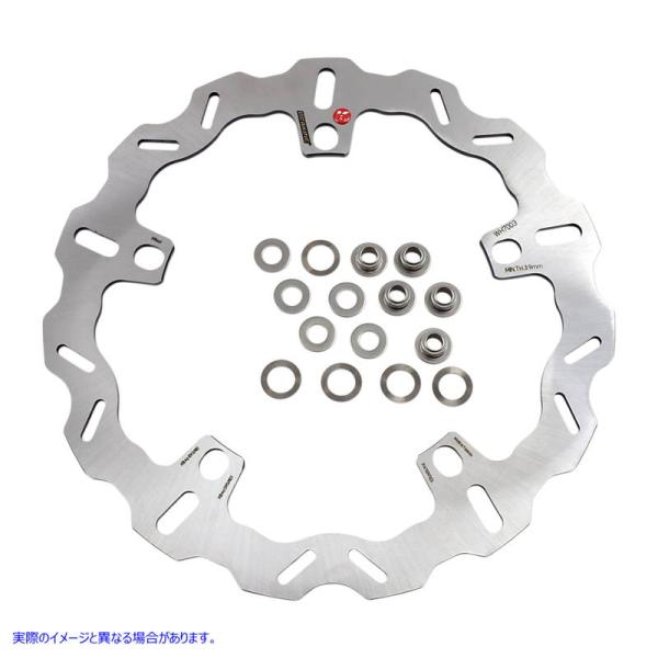 ブレーキング WH7003  ドラッグスペシャリティーズ 1710-1497 17101497 Non-Directional STX Brake Rotor Brake Rotor - Front - WH7003 FOR 305MM R...