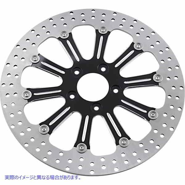 パフォーマンスマシーン (PM) 0133-3015RELS-BMP  ドラッグスペシャリティーズ 1710-2174 17102174 Two-Piece Brake Rotor Brake Rotor - 13" - Revel - P...