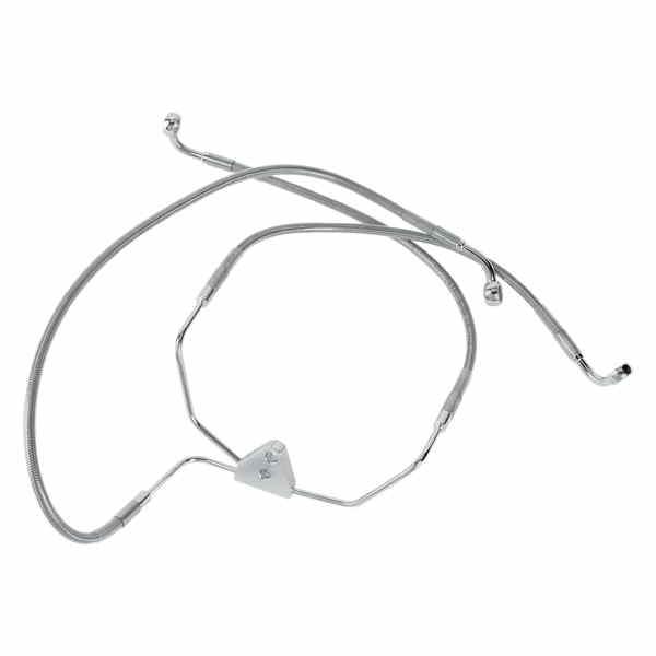 ドラッグスペシャリティーズ 1741-0868  ドラッグスペシャリティーズ 1741-0868 17410868 Stainless Steel Brake Line Kit Brake Line - Front (Lower/Upper...