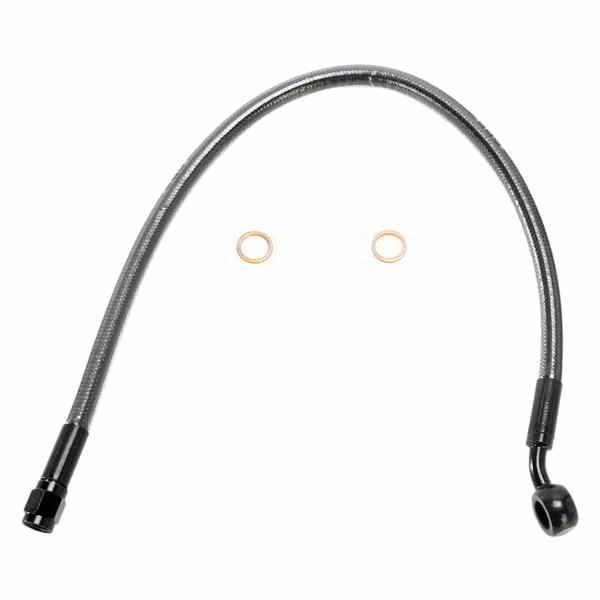 マグナム AS47117 17414066 1741-4066 ブレーキライン - 10 mm-35° - 17インチ - ブラックパール  Alternate Length Designer Series ABS-Specific Fro...